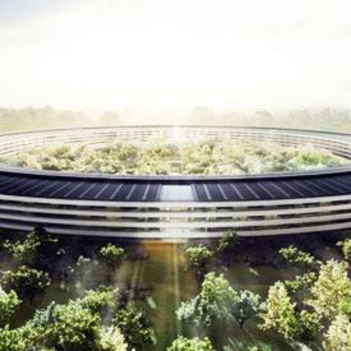 Nova Sede Da Apple Ter Energia Sustentvel Apple Campus 2 Portal Solar