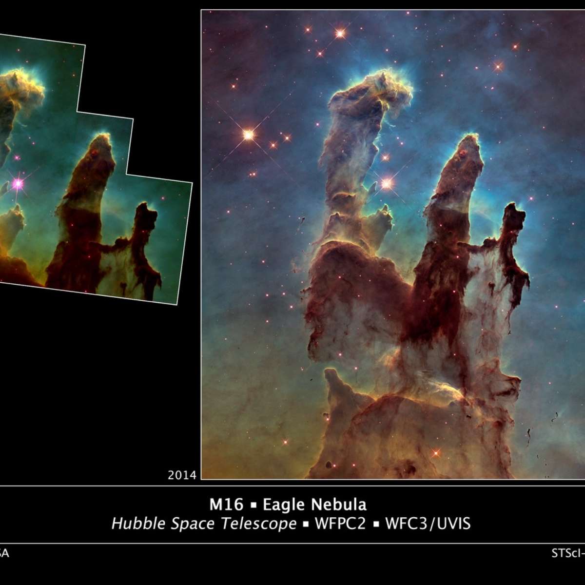 Espaco Hubble Da Nebulosa Da Aguia