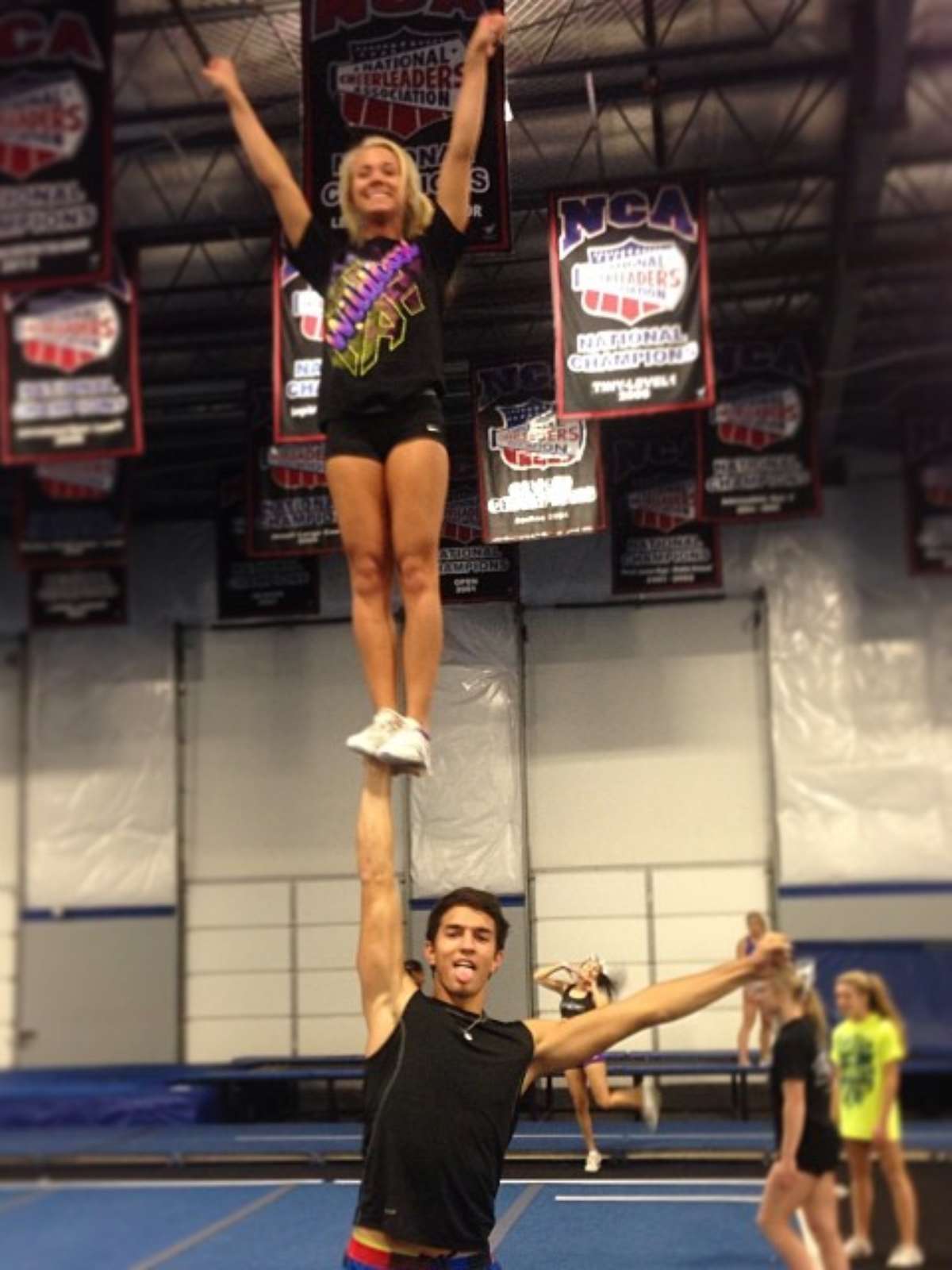 Cheer Athletics Cheetahs Stunts Jamie Andries