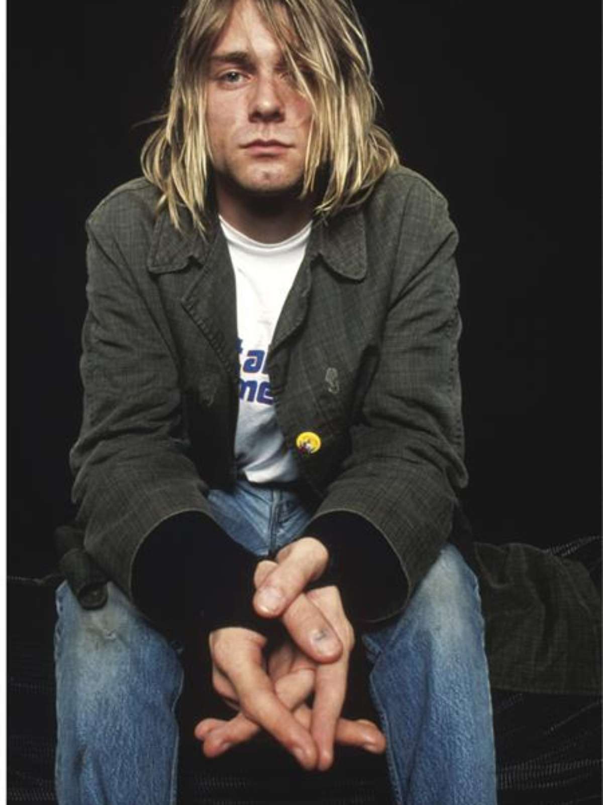 Kurt Cobain Cabelo Roxo