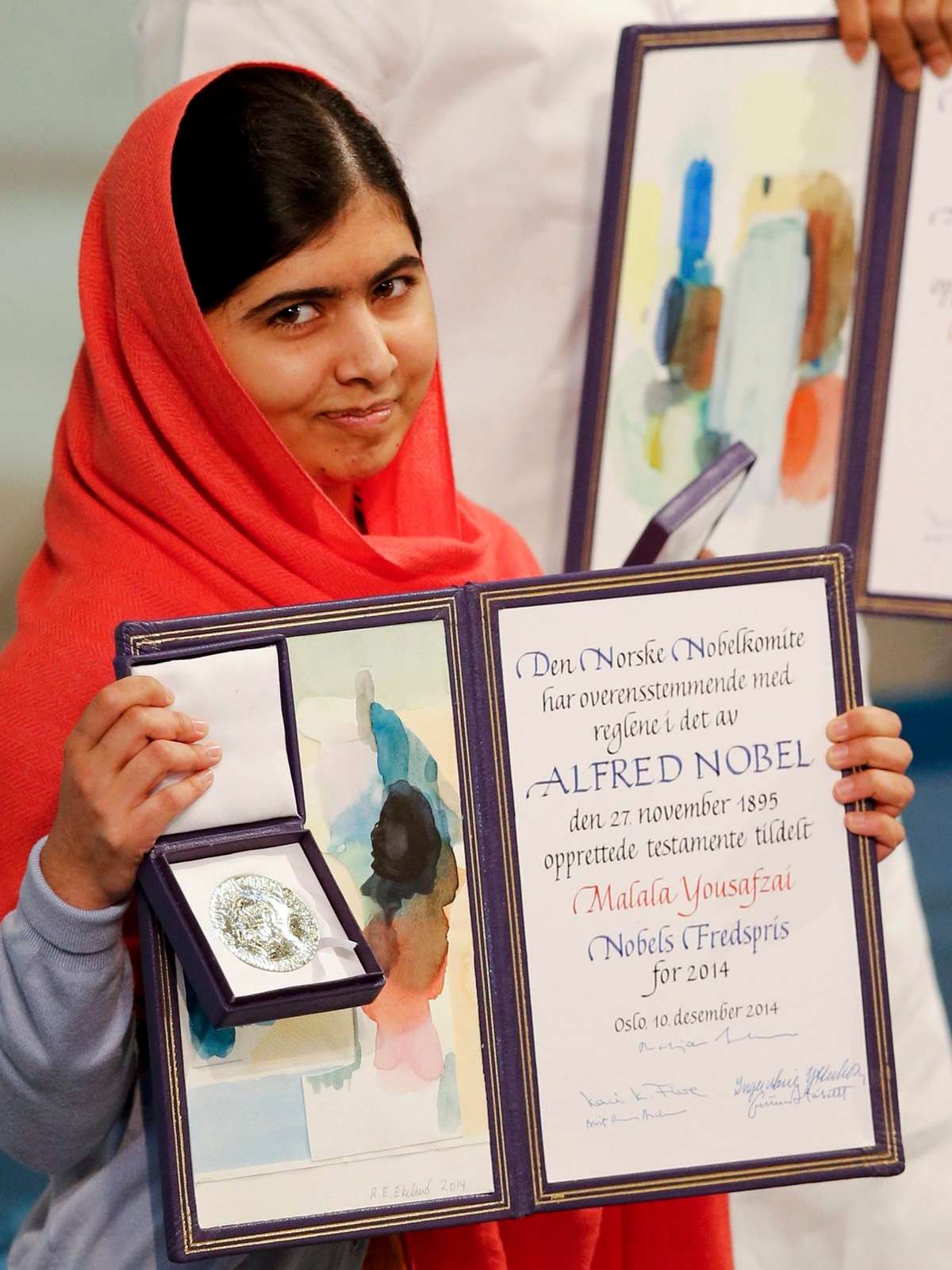 Medalha Do Premio Nobel Da Paz Malala Prêmio Nobel: Dedicação