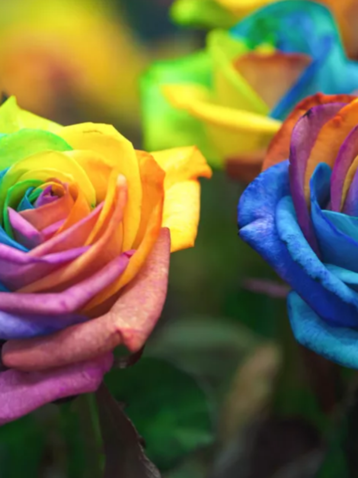 Rosa Arcoiris Real Rosa Arcoíris: Como Crearla Con Una Rosa Blanca
