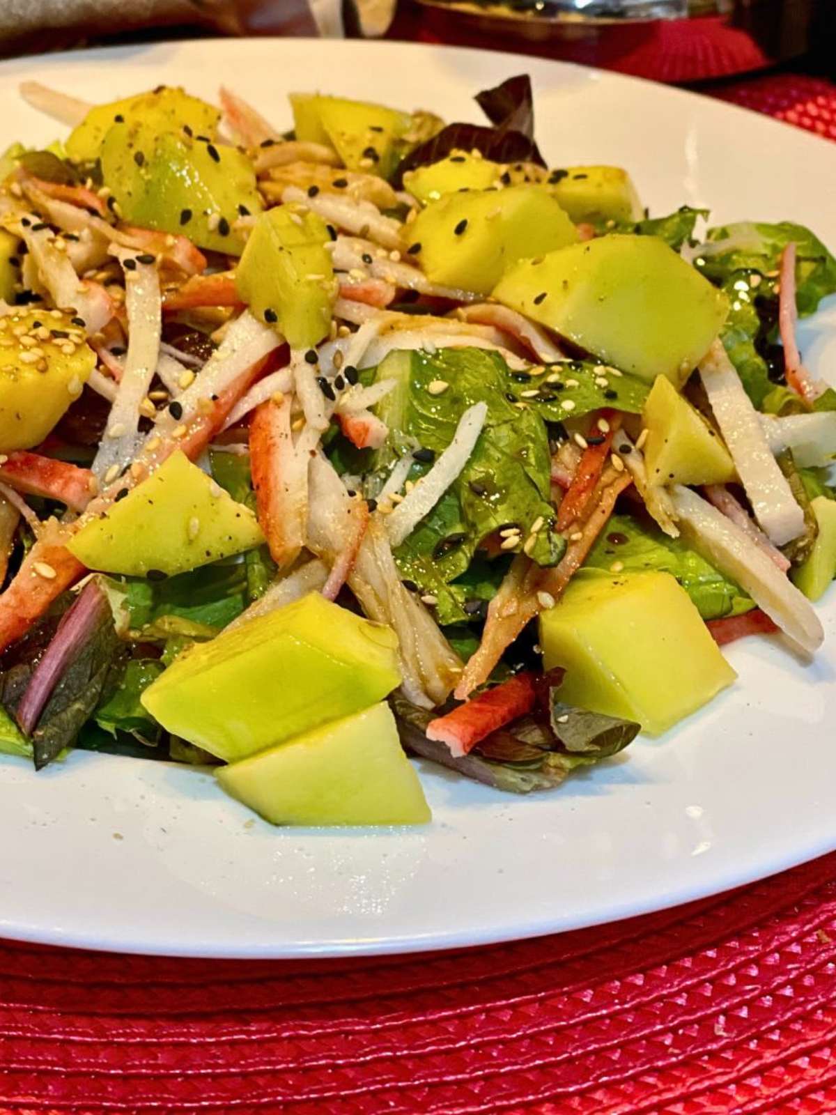 Ingredientes Da Salada Kani Salpicão De Kani