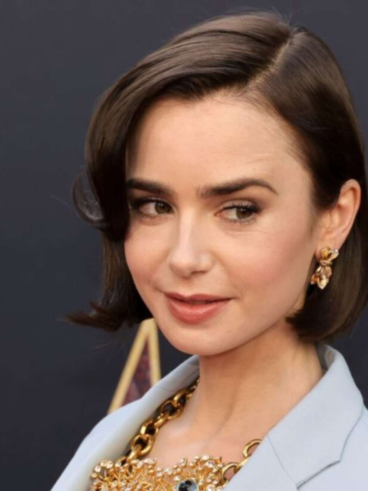 Corte De Cabelo De Lily Collins 26 Ideias De Corte Cabelo | Cabelo,