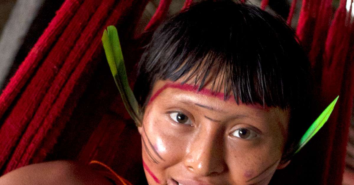 Os yanomami e suas crianças antes da crise