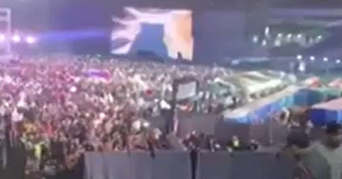 Rampa desaba e deixa feridos em festival de música em Goiânia