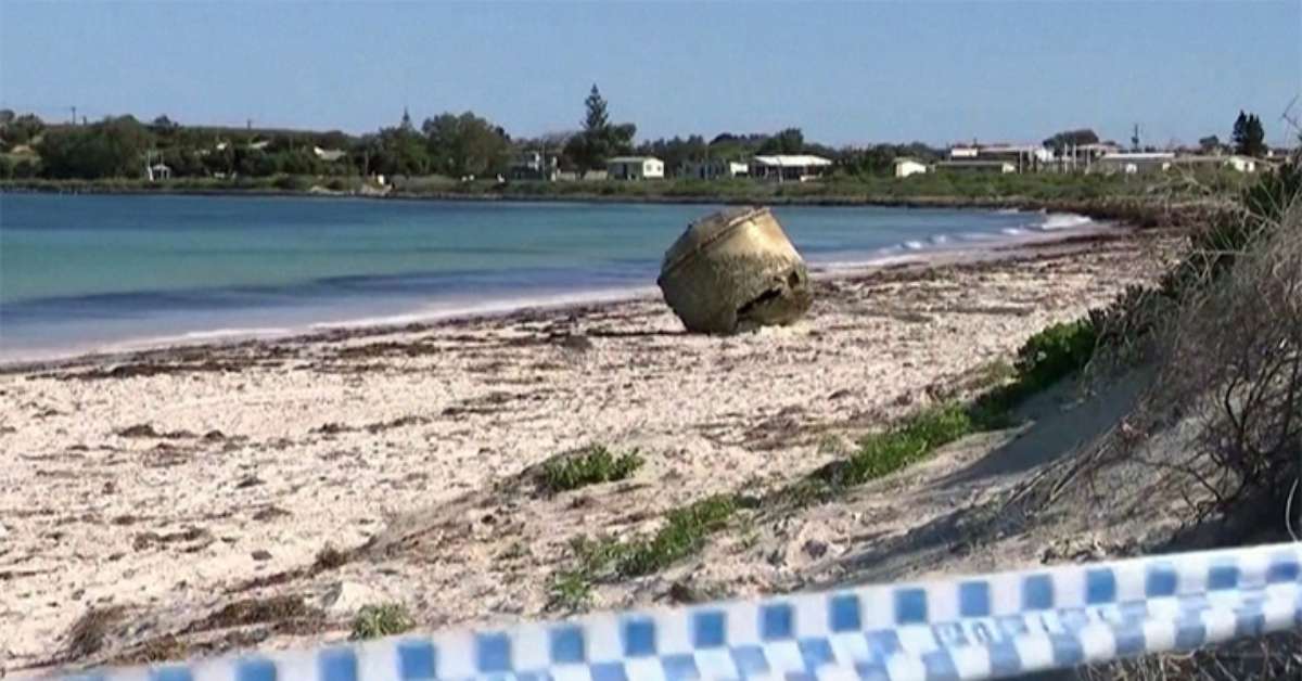 Pra quem não viu: Desvendado o mistério do cilindro que caiu na Austrália