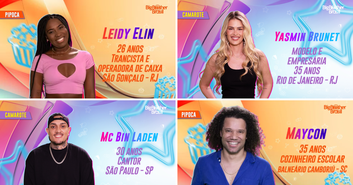 BBB24: conheça os participantes desta edição do reality