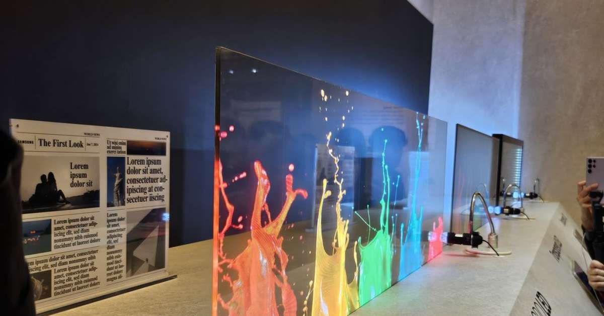 Como funciona tecnologia transparente em novas TVs Samsung e LG