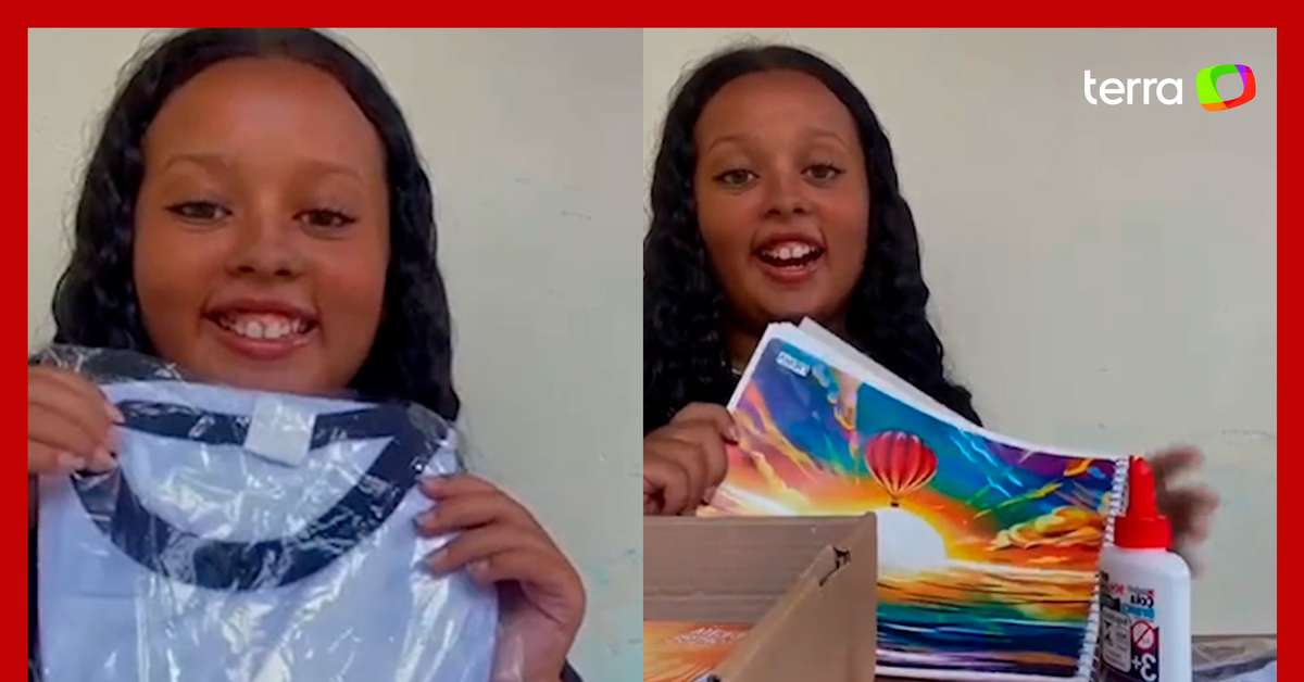 Adolescente viraliza ao fazer unboxing de kit escolar - Rio de Janeiro ...