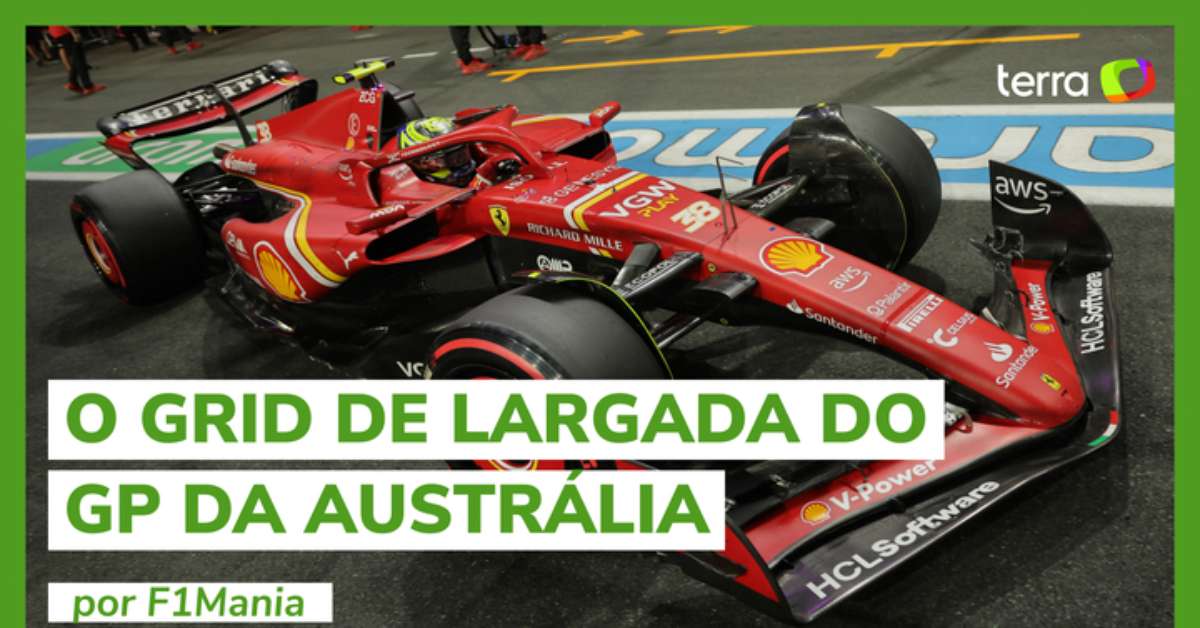 O grid de largada do GP da Austrália - Ao Vivo - Fórmula 1 - Terra