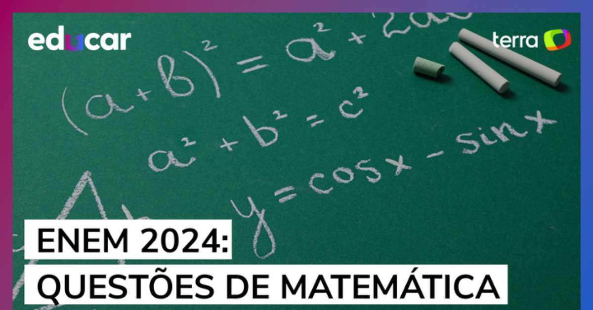 Professores corrigem questões de Matemática do Enem 2024 - Enem 2024 ...