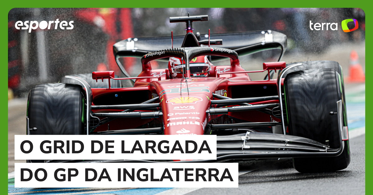 Como ficou o grid de largada do GP da Inglaterra - Ao Vivo - F1Mania - Terra