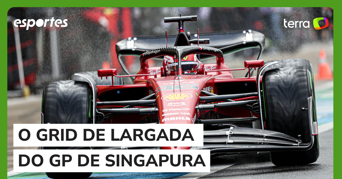 O grid de largada do GP de Singapura - Ao Vivo - F1Mania - Terra