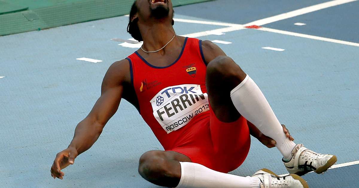 Mundial de Atletismo: equatoriano sofre lesão grave e deixa prova chorando