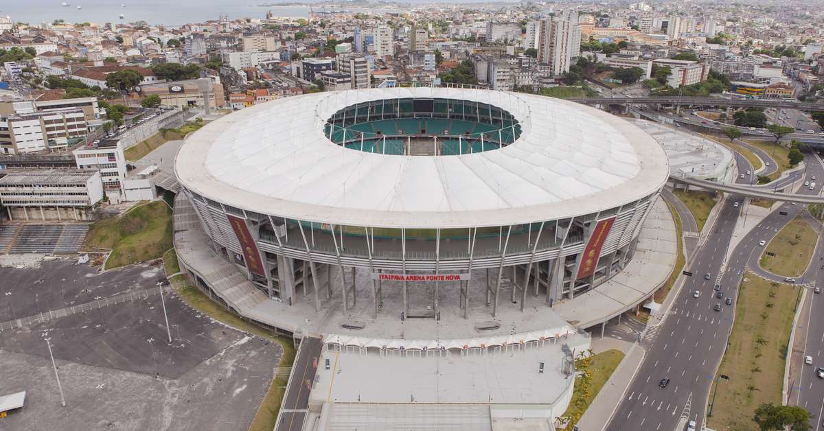 Arena Fonte Nova: veja evolução das obras para a Copa de 2014