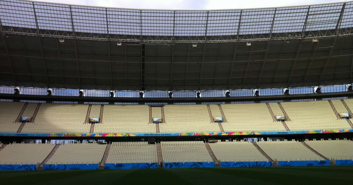 Veja fotos exclusivas da Arena Castelão em Fortaleza