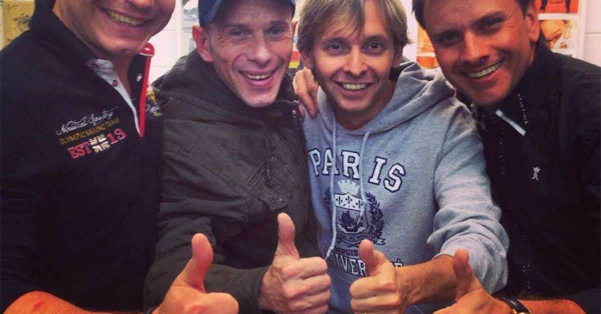 Grupo Polegar compara fotos antigas e atuais dos integrantes