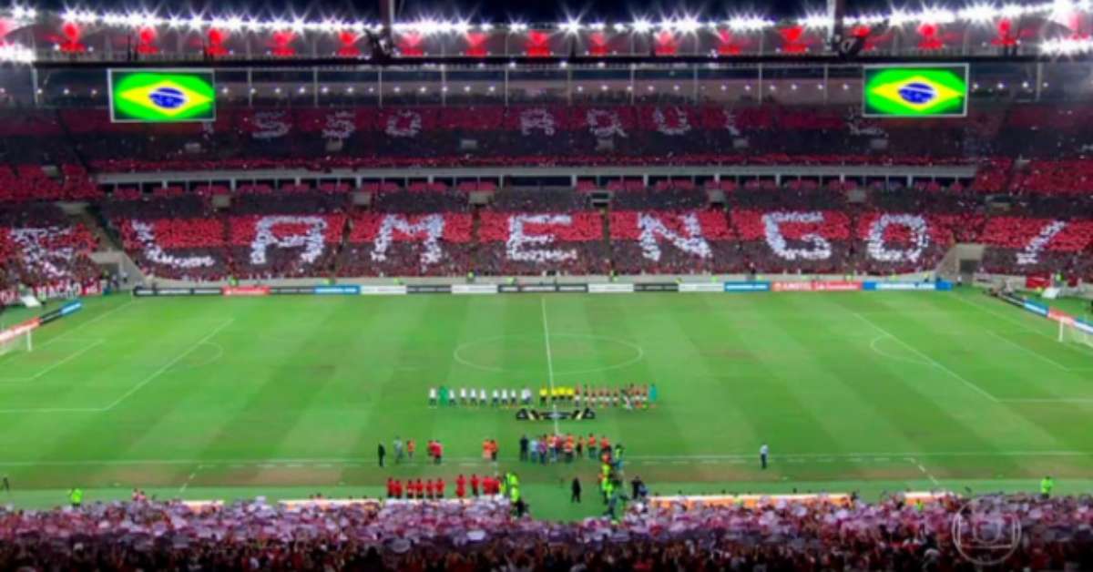 A repercussão do mosaico da torcida do Flamengo no Maracanã