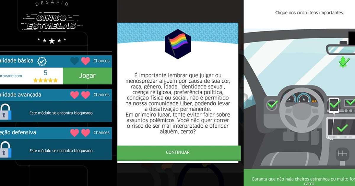 Uber lança jogo para ajudar motoristas a melhorar o serviço