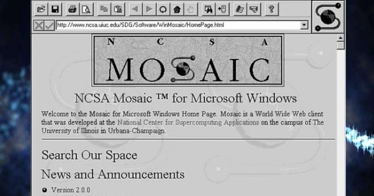 Mosaic, o navegador que revolucionou a web, completa 25 anos