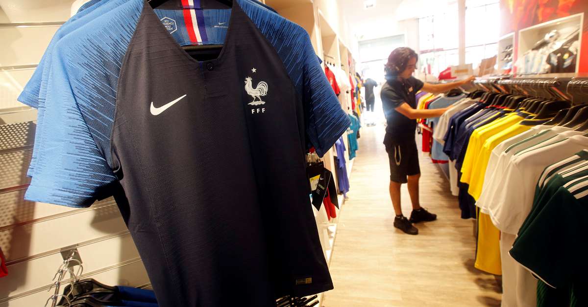 França lidera venda de camisas de seleção antes da Copa