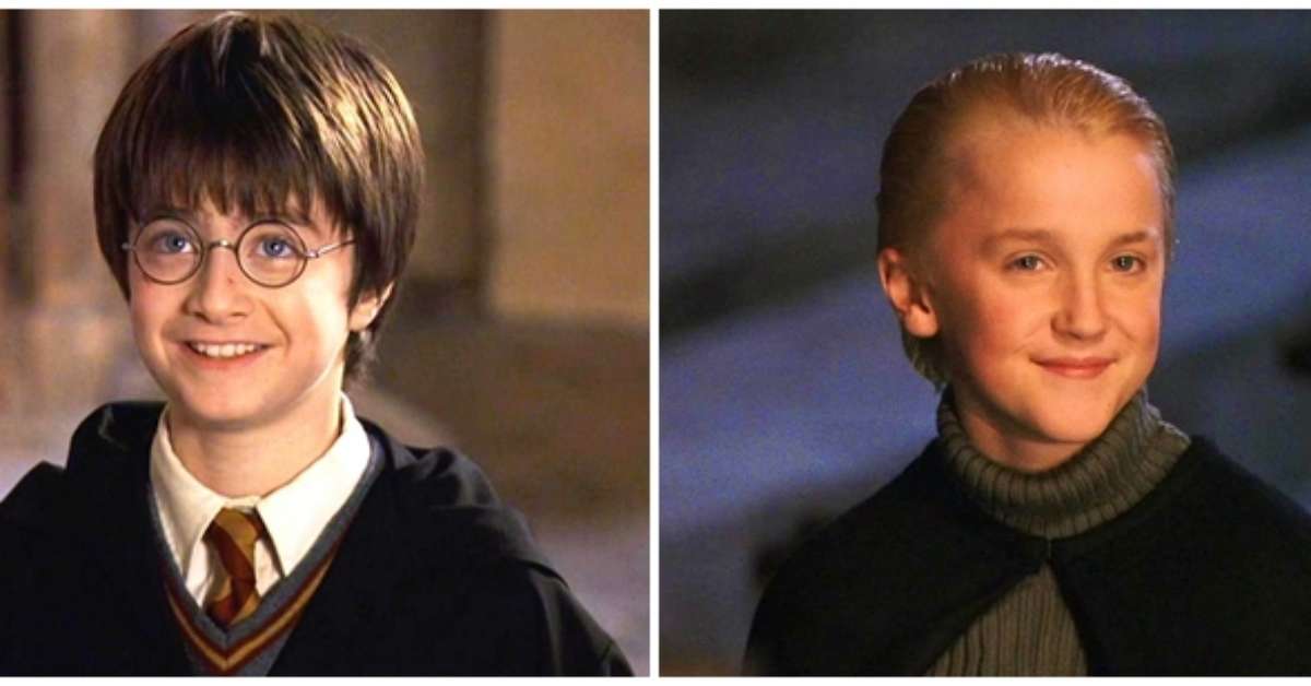 Daniel Radcliffe e Tom Felton se encontram em apresentação na Broadway