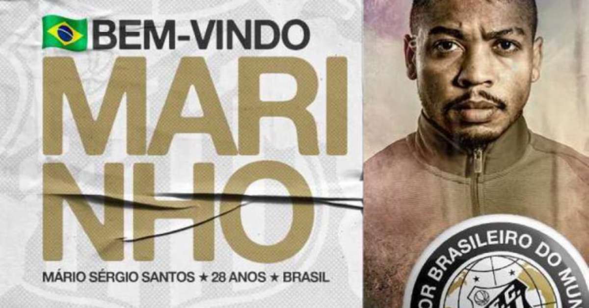 'Sabia não?' Santos anuncia a contratação de Marinho até 2022