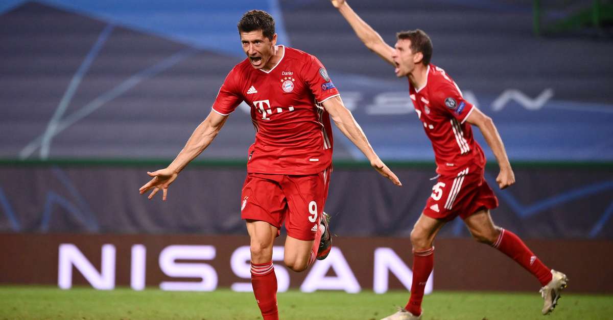 Lewa marca, Bayern goleia de novo e fará final com PSG