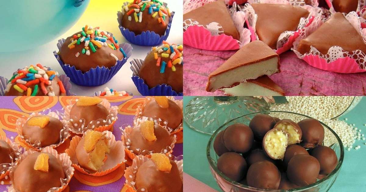 7 receitas de bombons para adoçar o seu dia