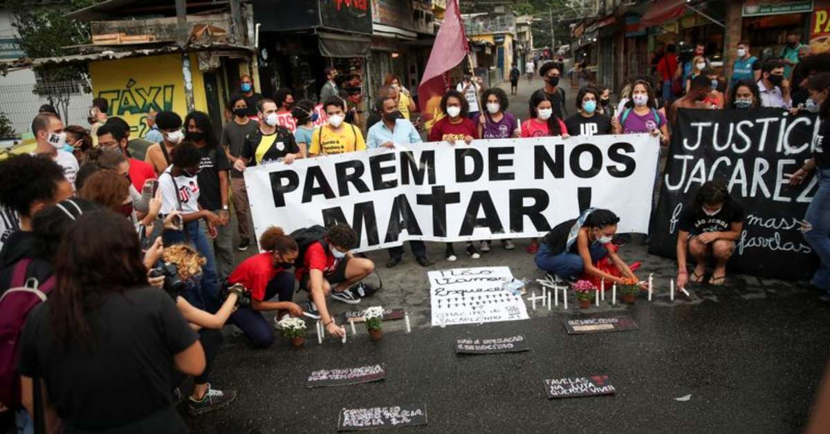 Manifestantes Contra Violência Policial No Jacarezinho Apelam Parem