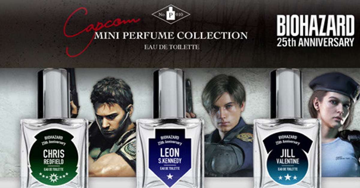 Capcom lança perfumes de Resident Evil no Japão