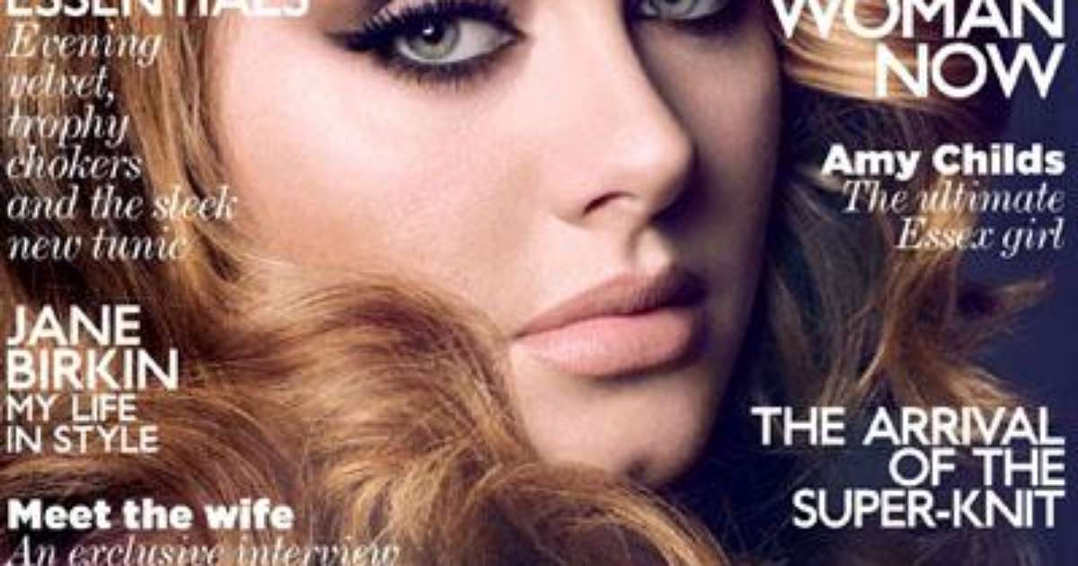 Revista de moda com Adele tem um dos piores número de vendas