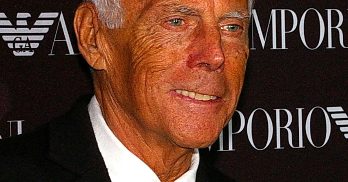 Armani diz que vai ampliar a presença de sua grife no Brasil