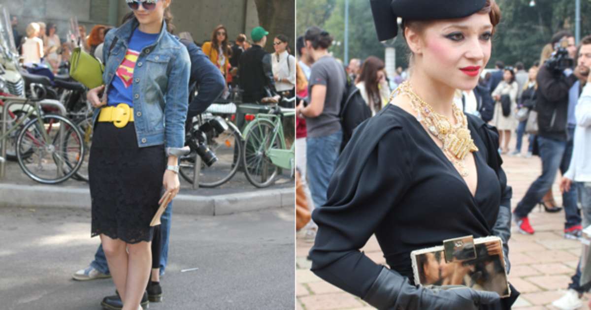 Fashionistas levam looks diversificados para as ruas de Milão