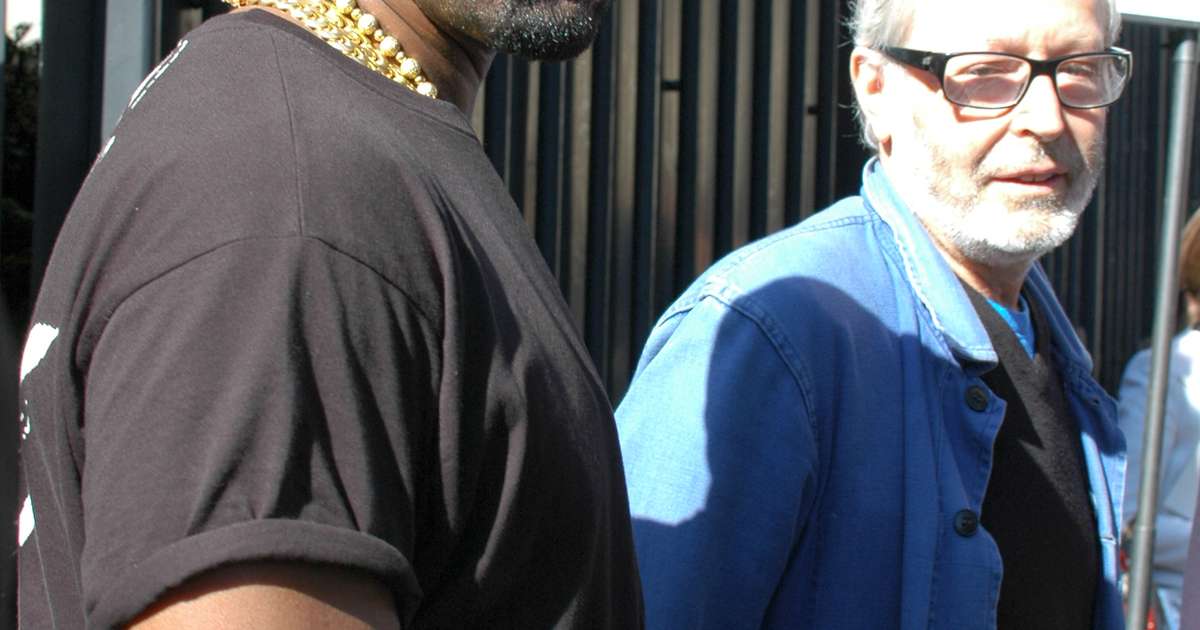 Kanye West vai a desfile da Céline em Paris