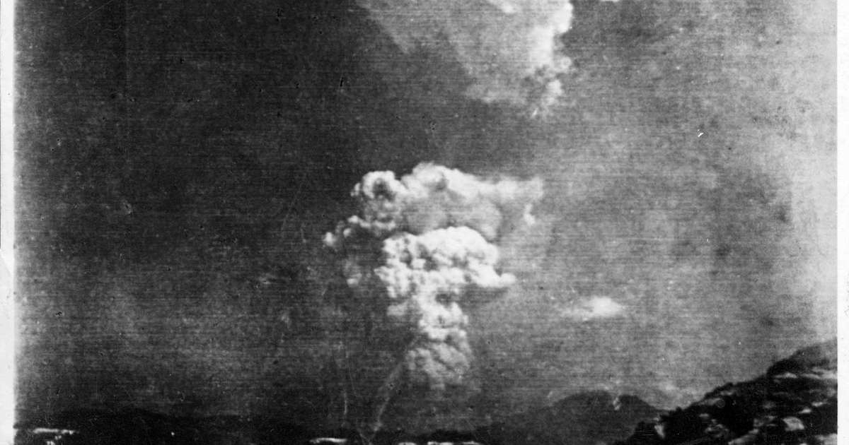 Foto rara da bomba atômica é encontrada em Hiroshima