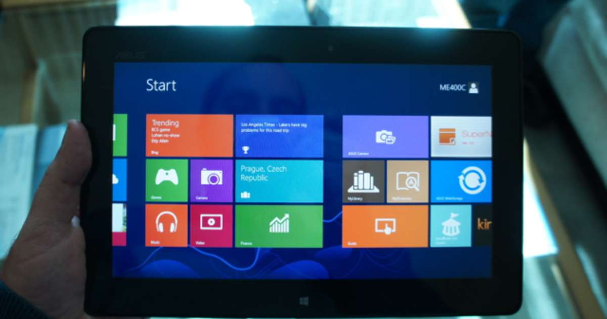 Hands-on: Asus apresenta tablet com Windows 8 na CES