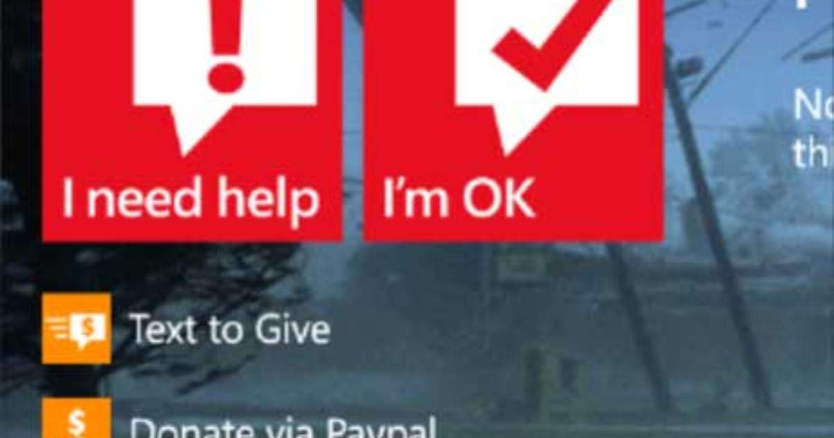 Microsoft lança app para facilitar comunicação em desastres