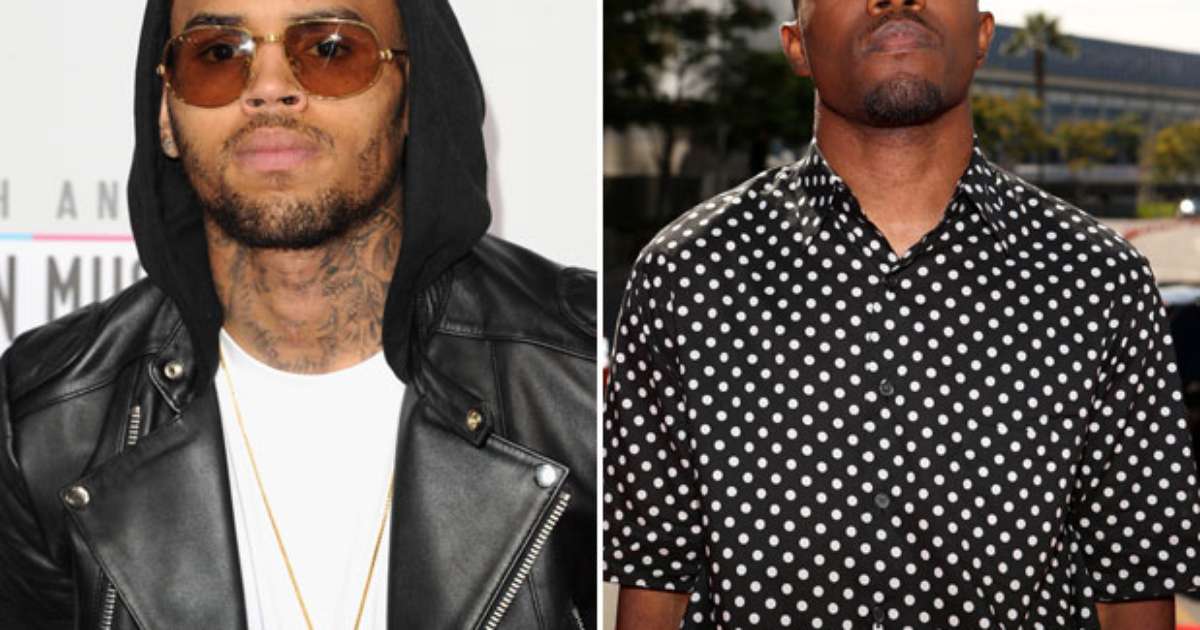 Chris Brown e Frank Ocean brigam em estúdio de Los Angeles