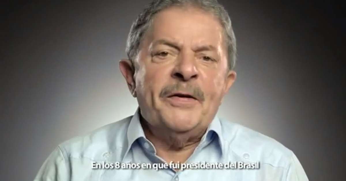 Lula grava vídeo para campanha de Nicolás Maduro na Venezuela