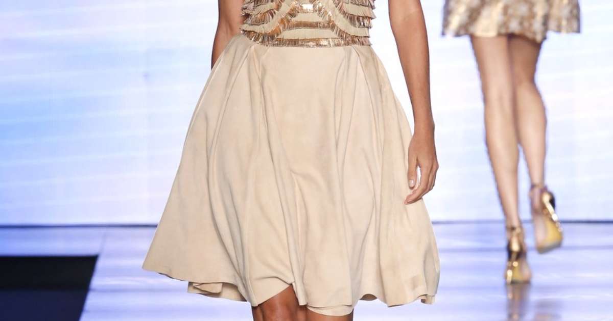 Fernanda Motta desfila em Minas e fala sobre projetos para TV