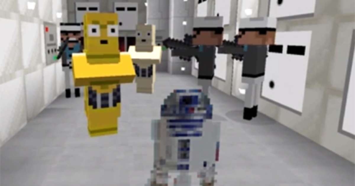Fã recria abertura de 'Star Wars' no Minecraft; veja vídeo