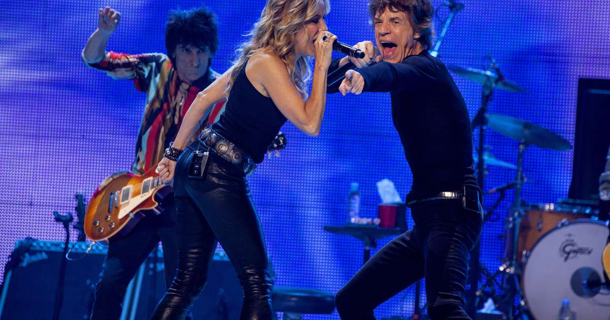 The Rolling Stones divide palco com Sheryl Crow em Chicago