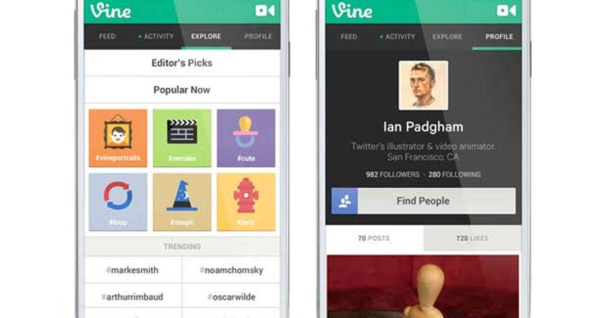 Serviço de vídeos curtos Vine ganha versão para Android