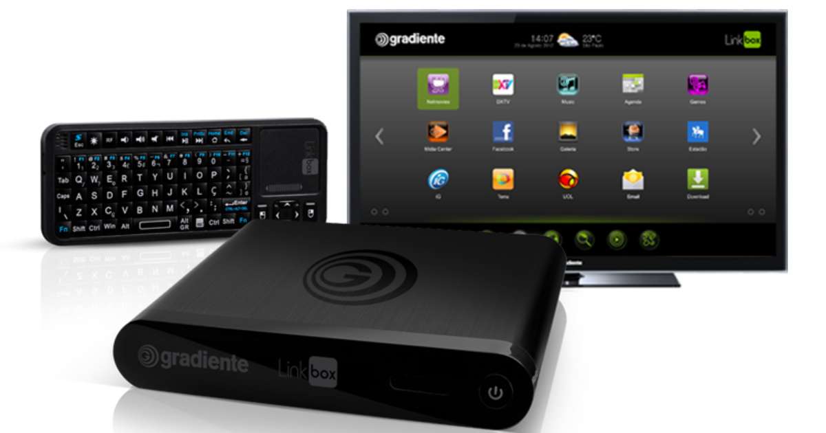 Gradiente apresenta aparelho que transforma televisores em SmartTVs