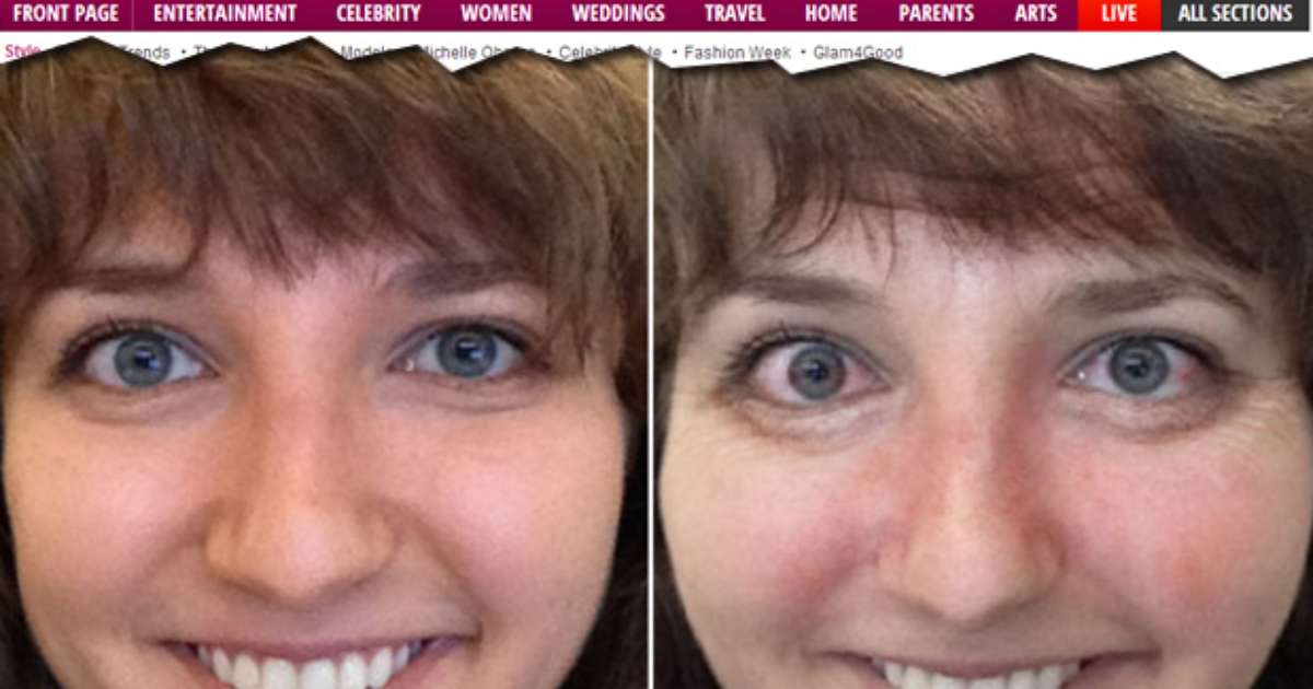 Site testa aplicativo que simula efeitos de álcool no rosto