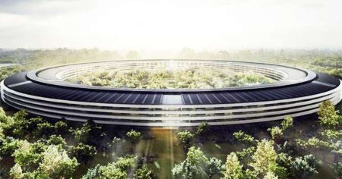 Novo prédio da Apple terá energia solar e 80% de área verde