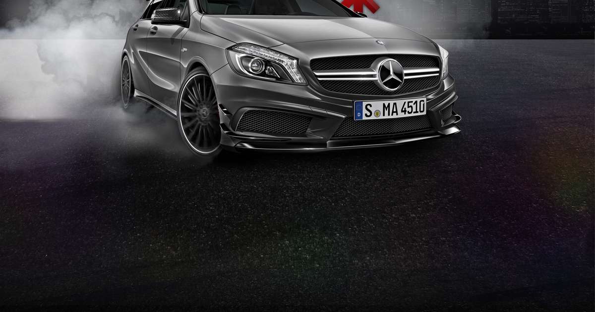 Mercedes-Benz A 45 AMG de R$ 260 mil faz pré-estreia em SP