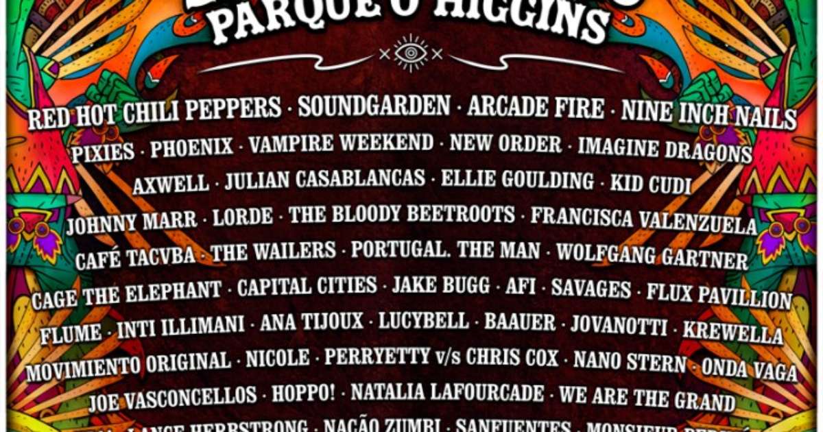 Com Red Hot, Arcade Fire e NIN, Lollapalooza Chile anuncia atrações